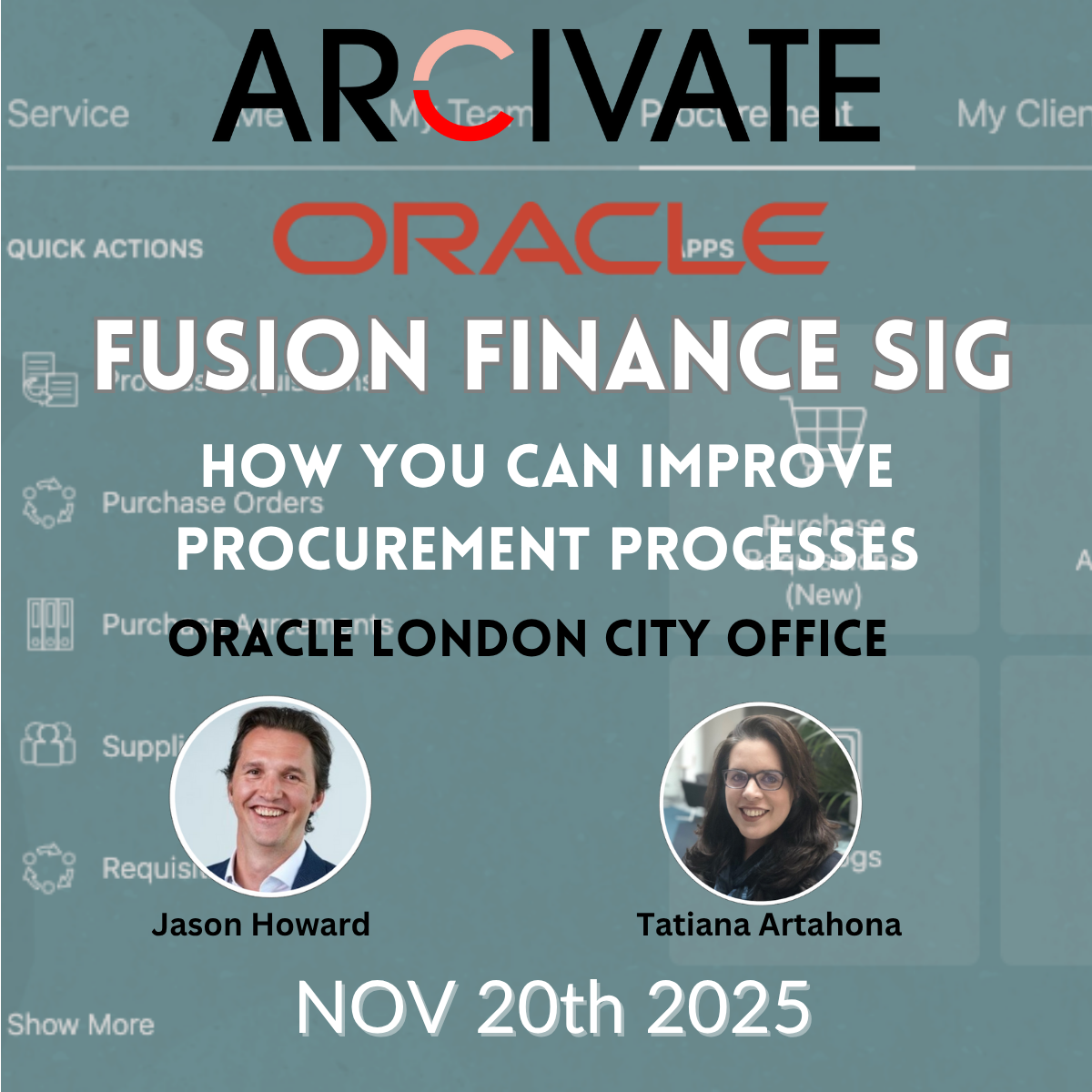 Oracle Fusion Finance SIG - How AI can improve Procurement Processes